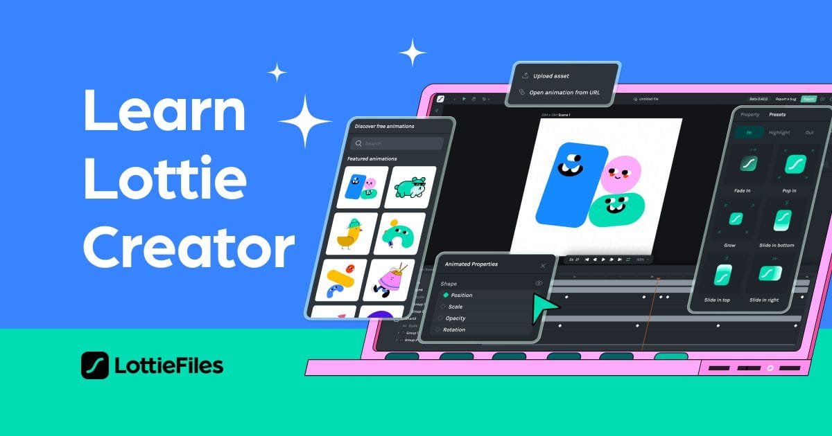 Introduction to Lottie Creator: Adding animations with Lottie Library ...