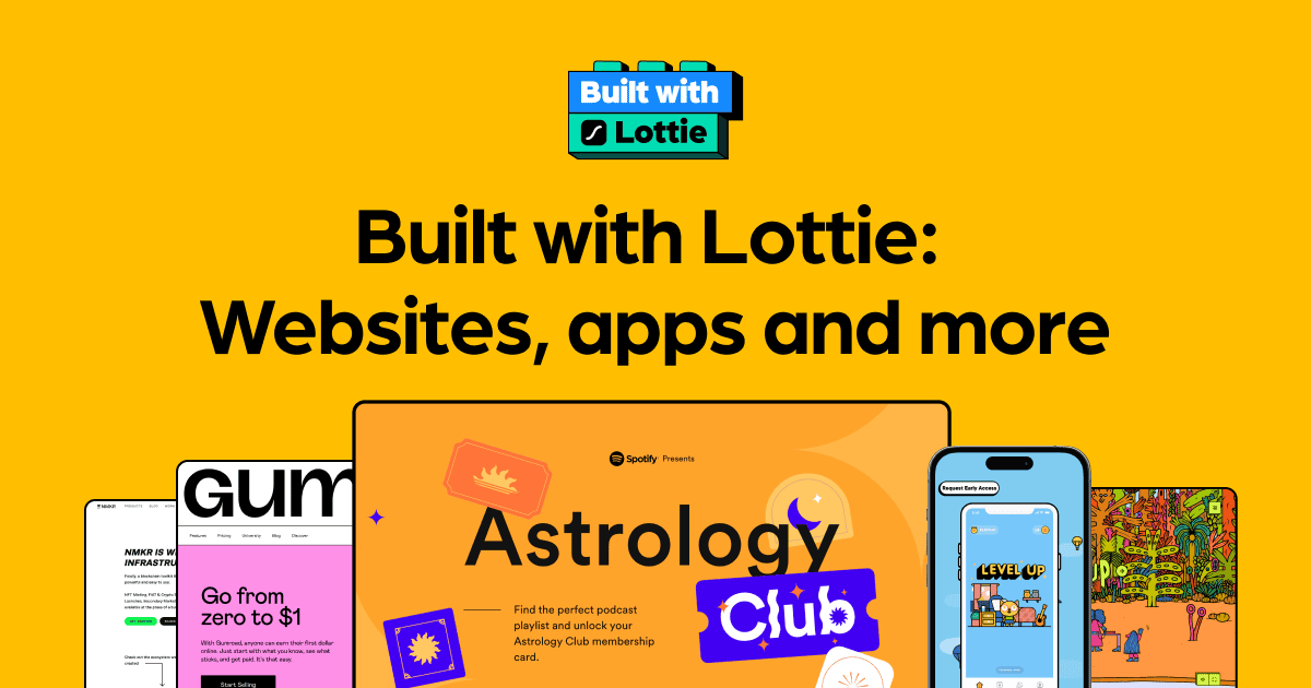Built with Lottie: Websites, apps & more built with Lottie animations ...
