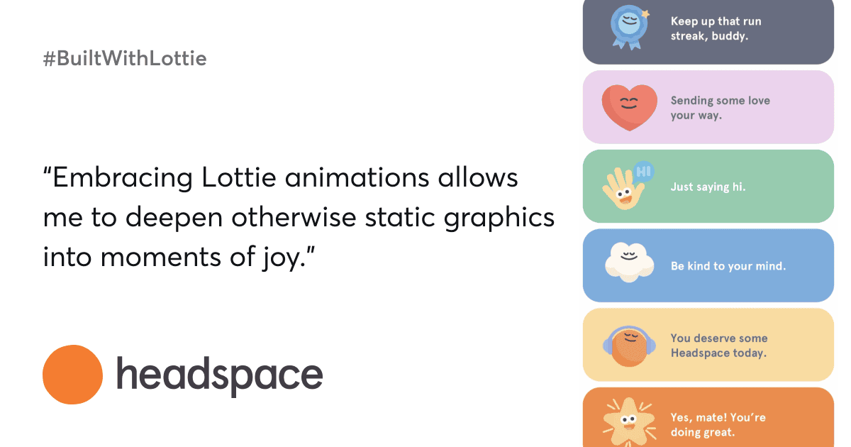 Headspace – Case Studies – LottieFiles