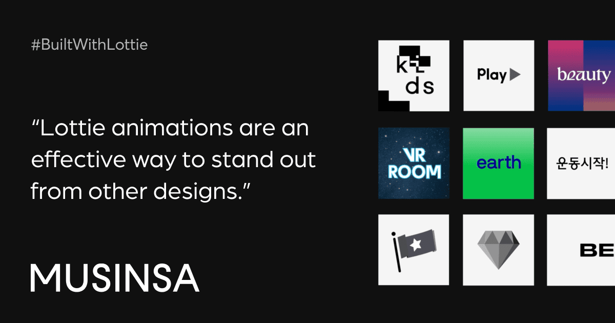 Musinsa – Case Studies – LottieFiles