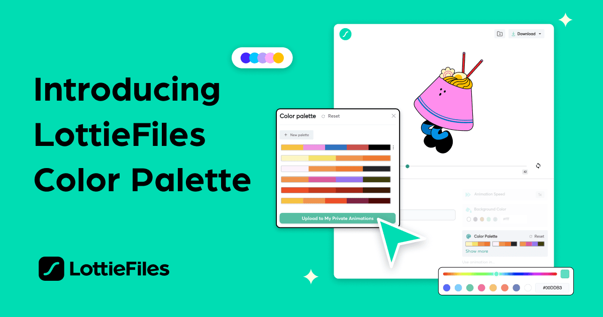 Color Palette: Quickly Change Colors of a Lottie Animation