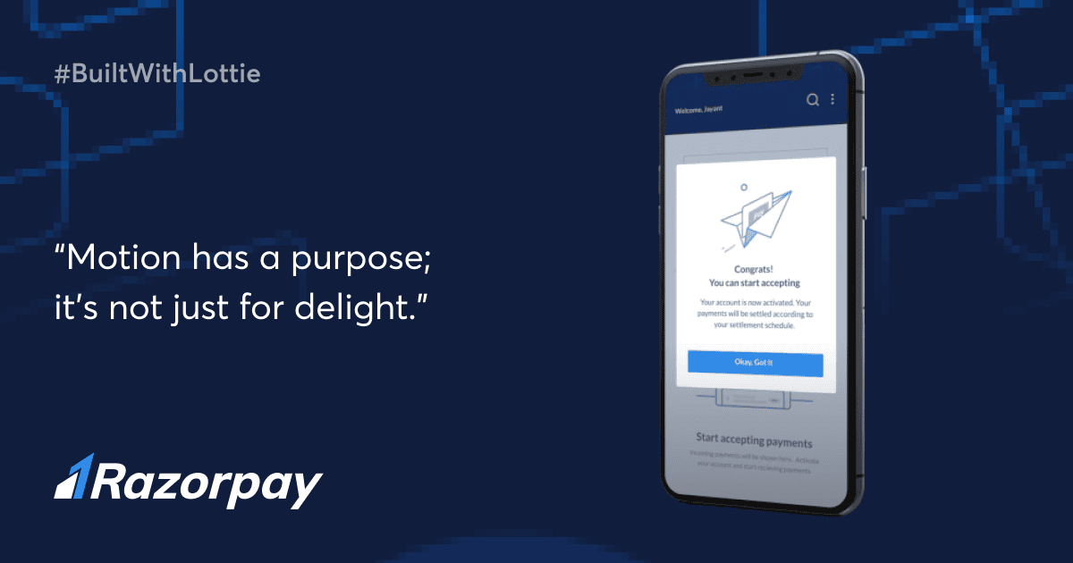 Razorpay – Case Studies – LottieFiles