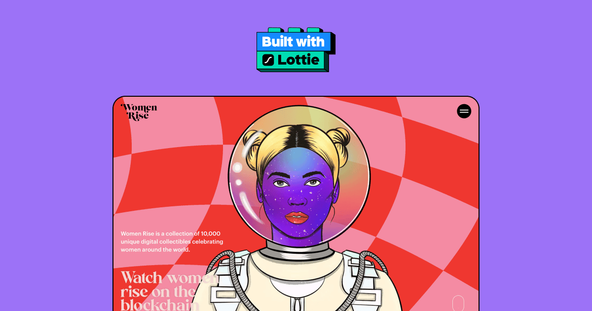 Women Rise - Women Rise - Built with Lottie - LottieFiles