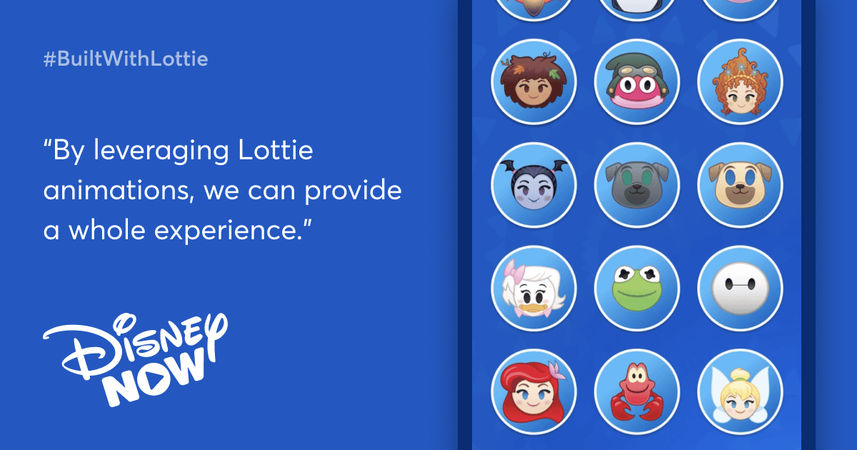 DisneyNOW - Showcase - LottieFiles