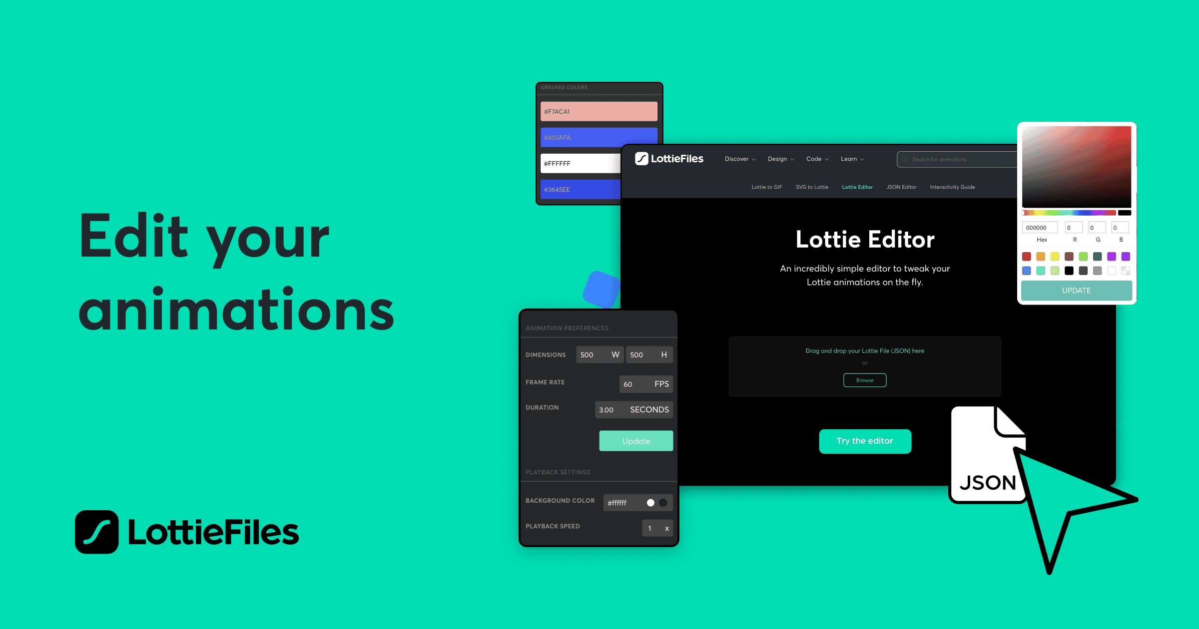 Easily edit any Lottie animation - LottieFiles